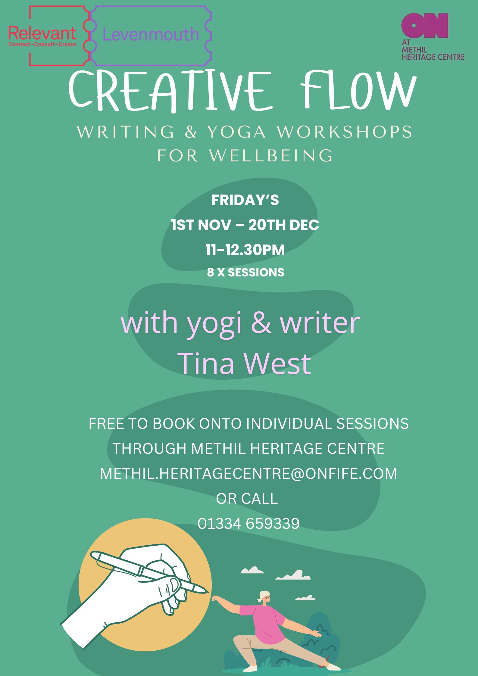 News: Creative Flow - Writing and Yoga Workshops for Wellbeing