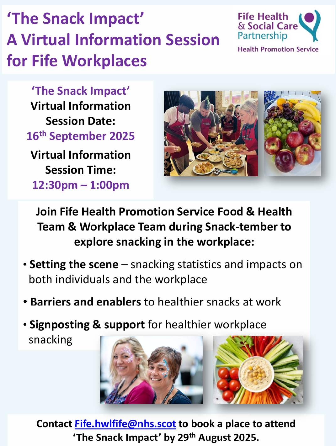 News: The Snack Impact: A Virtual Information Session for Fife Workplaces