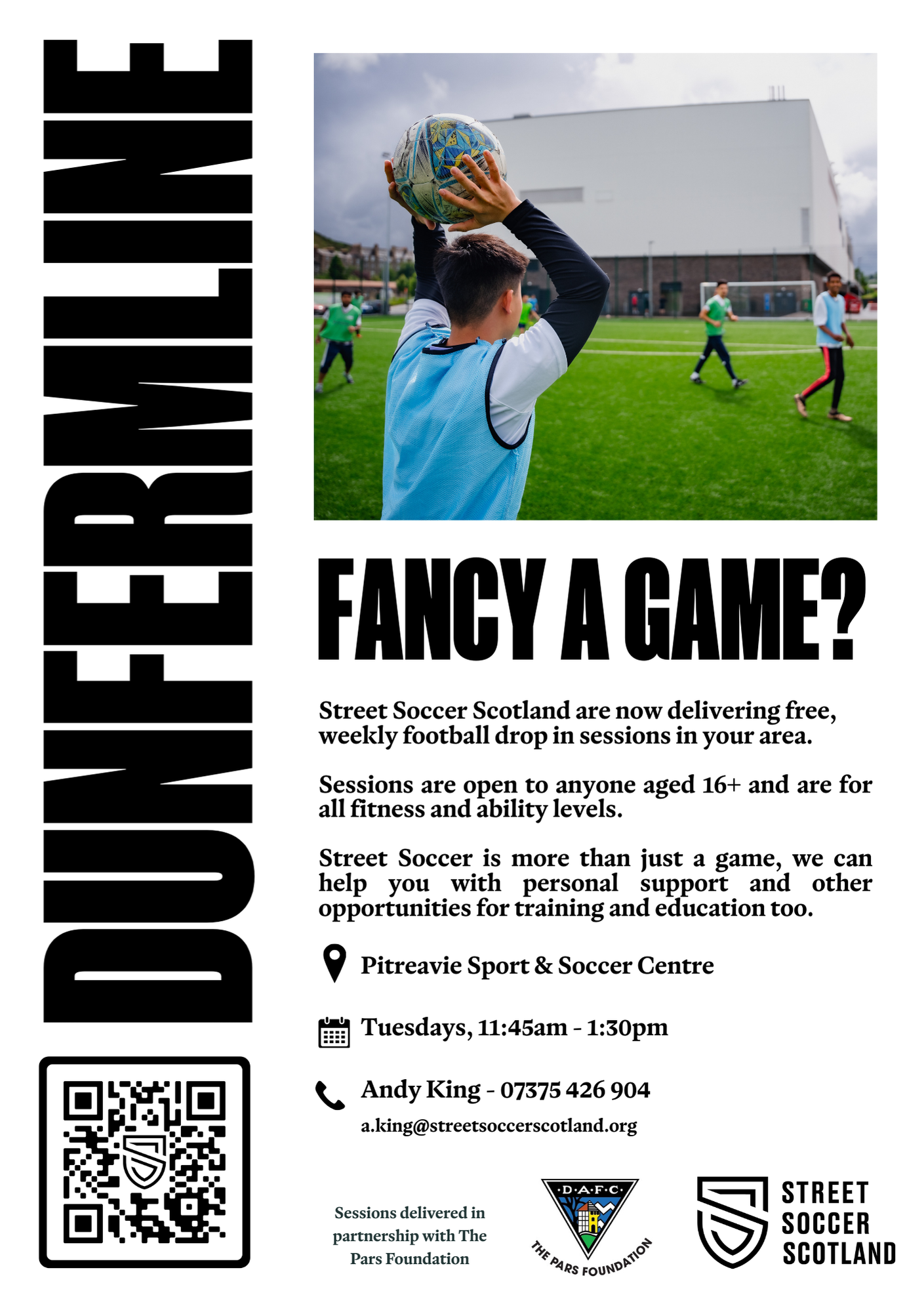 News: Street Soccer Scotland Weekly Football Drop-in Sessions in Your Area