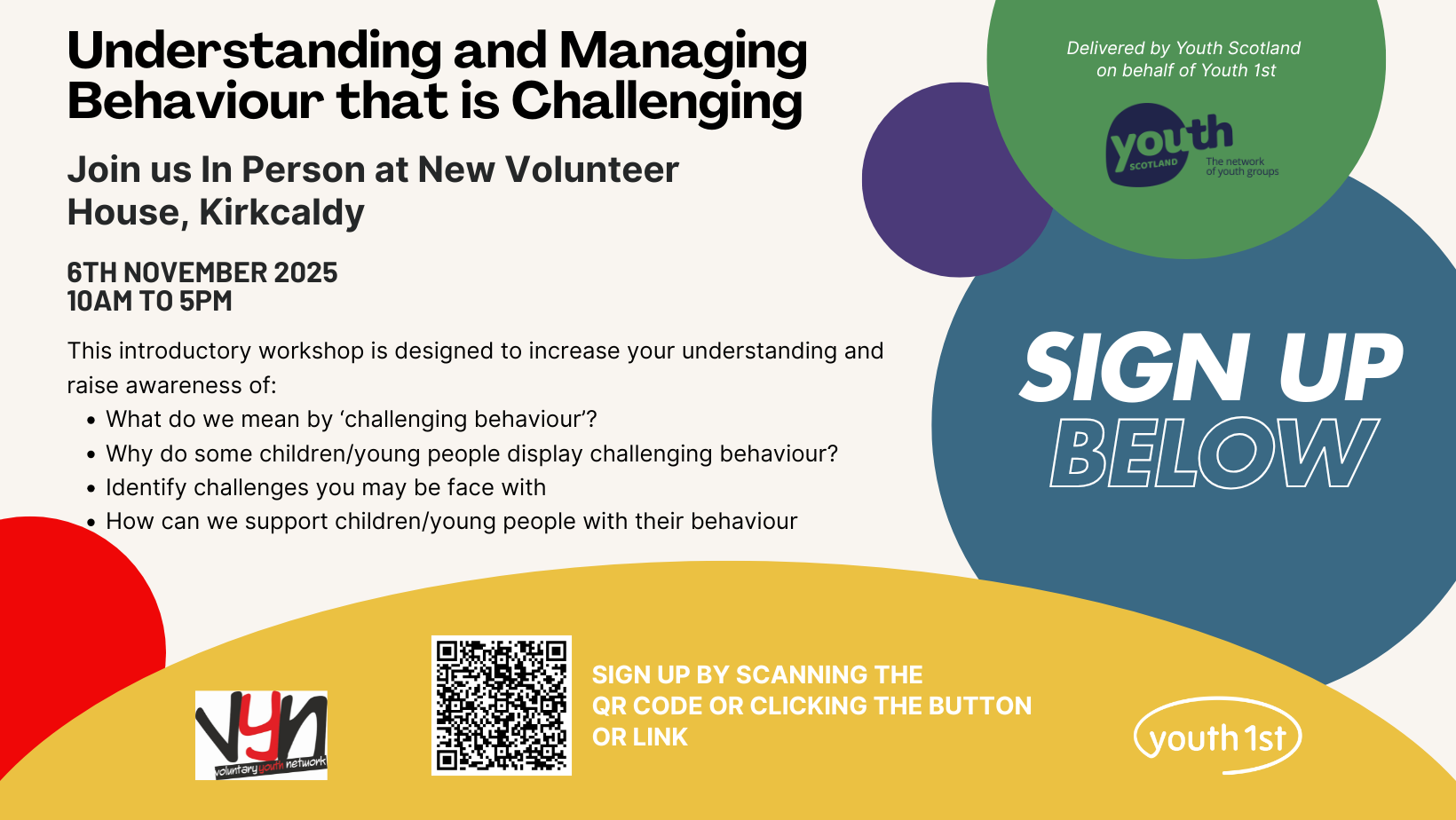 News: Youth 1st: Understanding and Managing Behaviour that Challenges