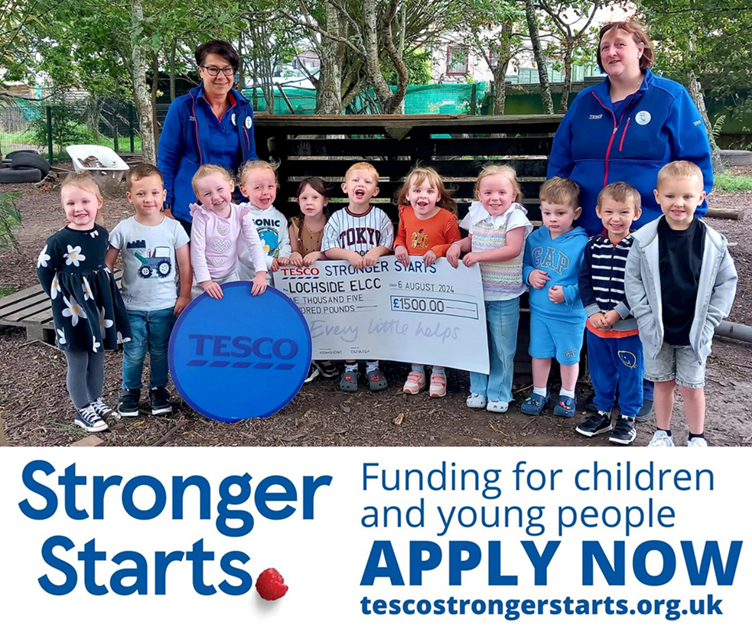 News: Tesco Stronger Starts Grants for Children, Young People, and Families